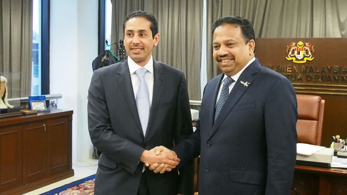 President of Malaysian Senate Meets Qatar's Ambassador